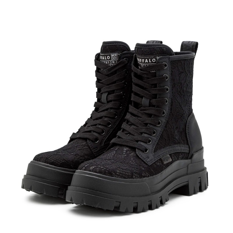 Buffalo 1622283 Aspha RLD Lace Vegan Black